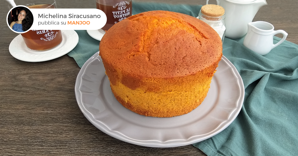 Chiffon cake alla zucca - Manjoo