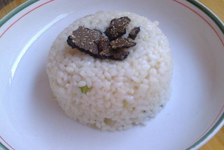 Risotto al tartufo nero - Manjoo