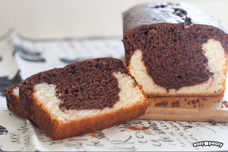 Plum cake bicolore - Manjoo